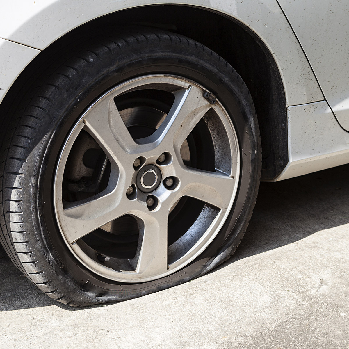 Flat tyre store